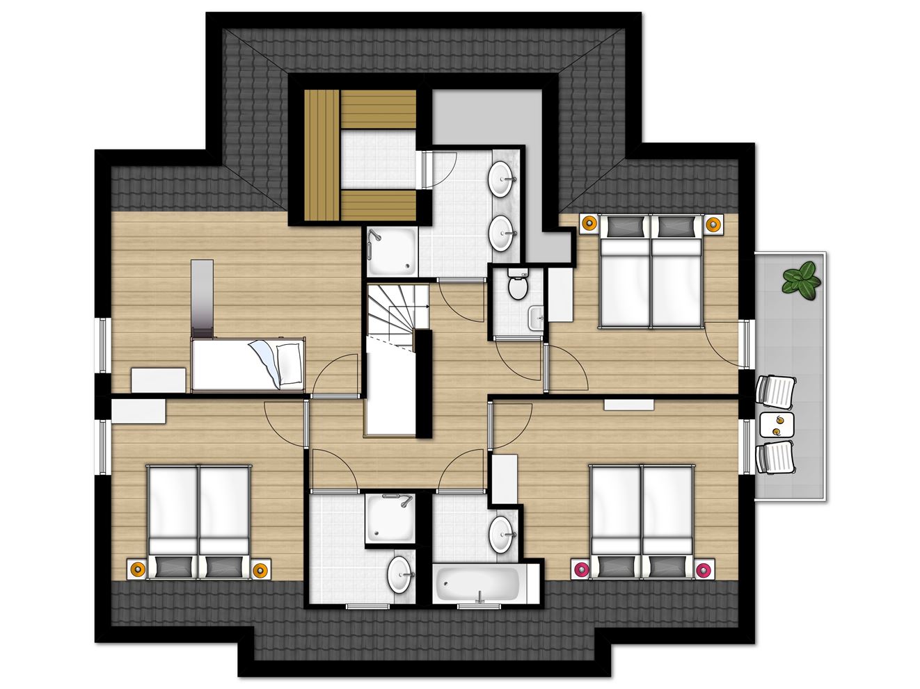 FV10K Comfort bungalow fv10k op Roompot Ferienresort Cochem