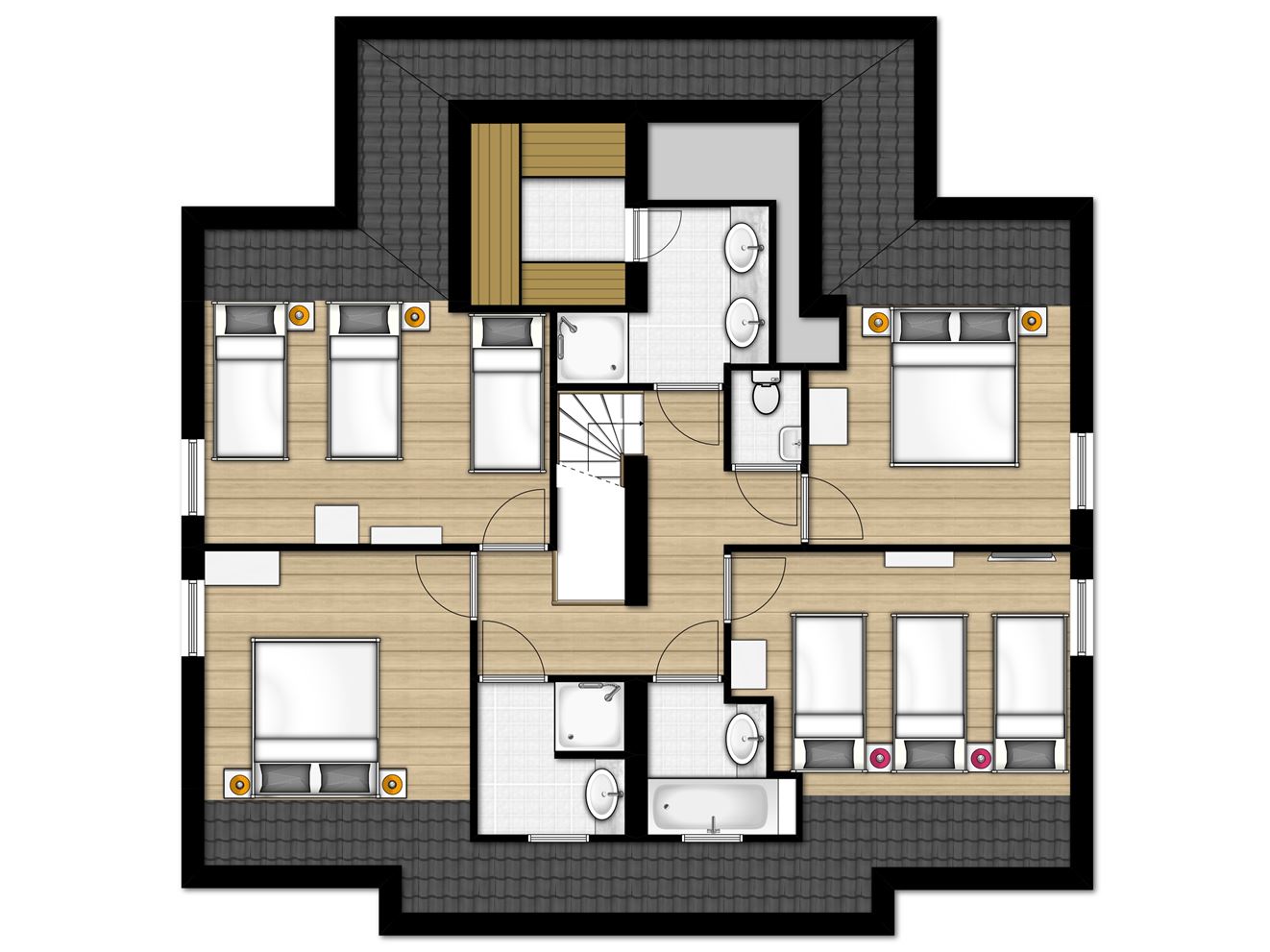 FV12 Comfort bungalow fv12com op Roompot Ferienresort Cochem