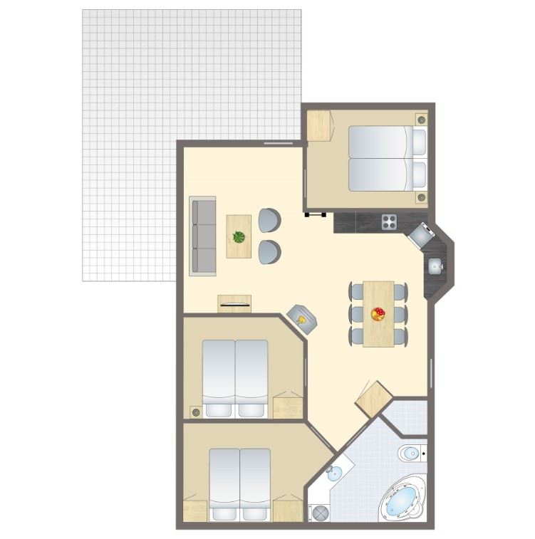 6-persoons bungalow - Comfort 6C2 op Vakantiepark Seawest